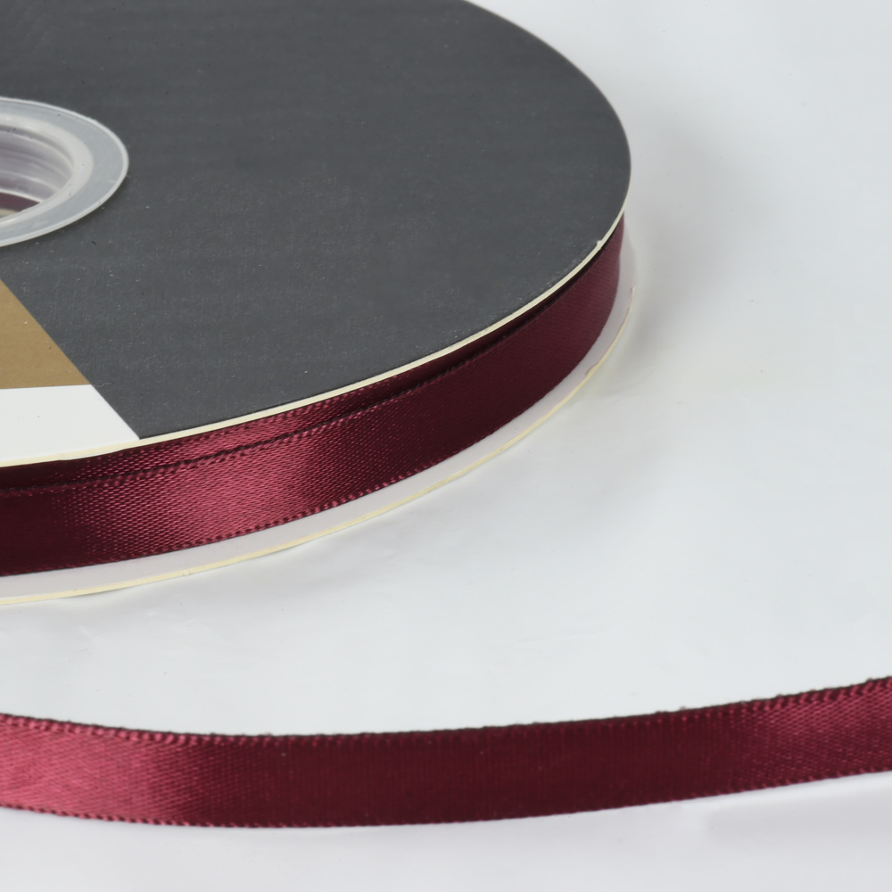 10mm Satin Ribbon - #011 Wine 100yds/roll